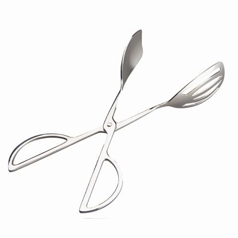 S/S SALAD SCISSOR TONG L25cm, LACOR | Sia Huat E-store