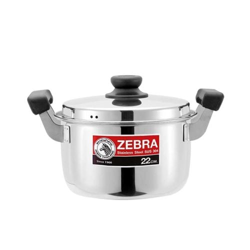 Zebra Stainless Steel Sauce Pot 22cm, Carry | Sia Huat E-store