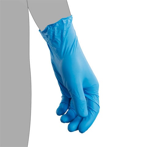 Safico Pro Powder-Free Nitrile Glove 1.5 Aql, Medium, Blue, 100Pc/Box, 10Box/Ctn | Sia Huat E-store