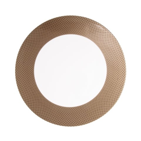 Roca by Cerabon Round Flat-Surface Show Plate Ø30xH1.5cm Gold Printed ...