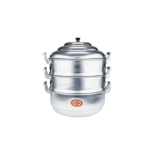 Crocodile Aluminium 3-Tier Steam Pot With Lid Ø36cm | Sia Huat E-store
