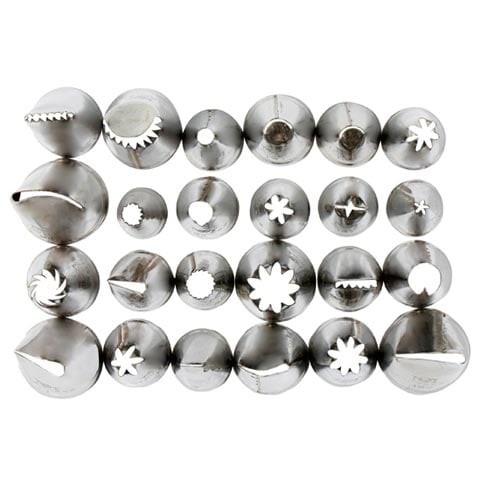 ASST ICING NOZZLES SET, 24PCS | Sia Huat E-store