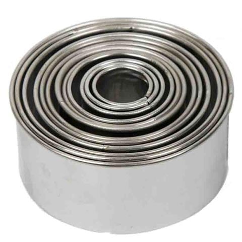 (163) S/S RD PLAIN PASTRY CUTTER SET (12pcs) | Sia Huat E-store