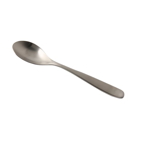 Studio William Stainless Steel Dessert Spoon L18.3cm, Olive Satin | Sia ...