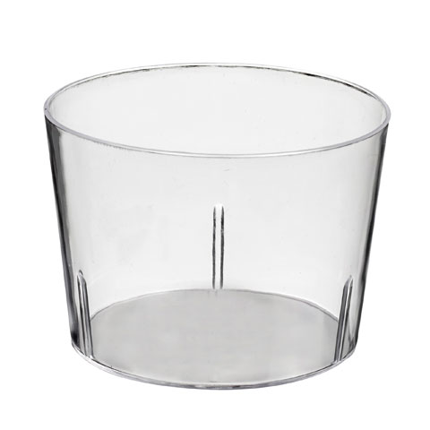 PS ROUND CONTAINER Ø6.5xH4.7cm, 120ml, CLEAR, 8pcs/pkt, 25pkts/ctn ...