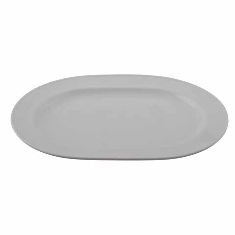 OVAL PICKLE DISH 23.5cm, P/WHITE, PATRA