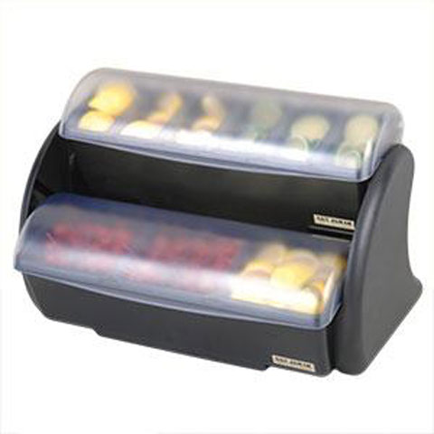 DOME STACKER CONDIMENT DISPENSER (3x1.9L & 6x0.47L INSERT), SAN JAMAR