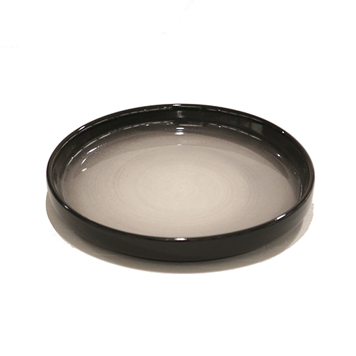 PORCELAIN ROUND HIGH RIM PLATE