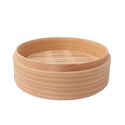 WOODEN ROUND STEAMER CASE