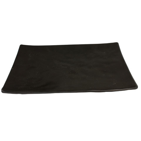 MEL RECT PLATE L200xW140xH20mm, MATTE BLACK