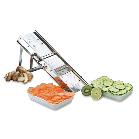 STAINLESS STEEL MANDOLINE 44 BLADES - TABLE STAND WITHOUT PROTECTIVE ...
