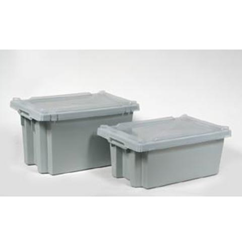 PLASTIC SPACE SAVER BOX WITH COVER